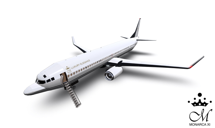 Second Life Marketplace - Monarca XI NON-Flyable Private Jet Airplane ...