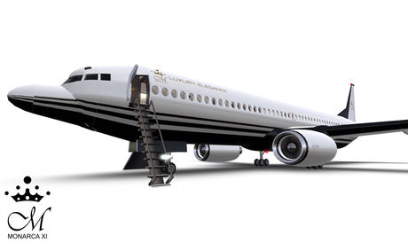 Second Life Marketplace - Monarca XI NON-Flyable Private Jet Airplane ...