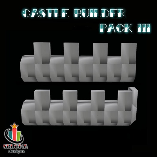 Second Life Marketplace - Selona Designs - Castle Builder Pack 3