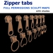 Second Life Marketplace - Zipper tabs : FULL PERMS sculpt maps with shades