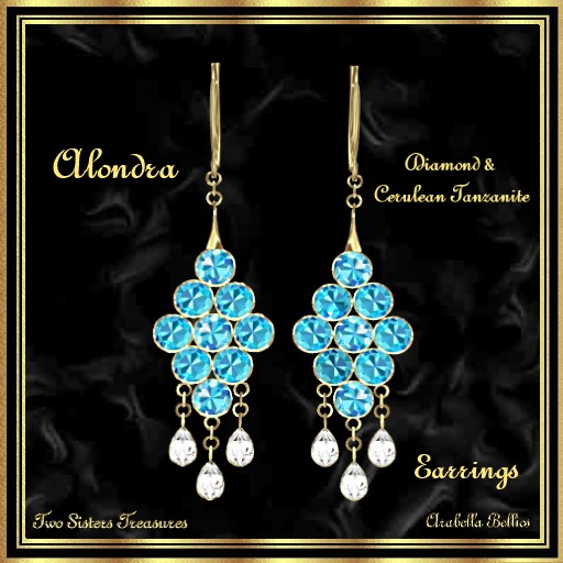 Second Life Marketplace - TST - ALONDRA DIAMOND CERULEAN BLUE TANZANITE ...