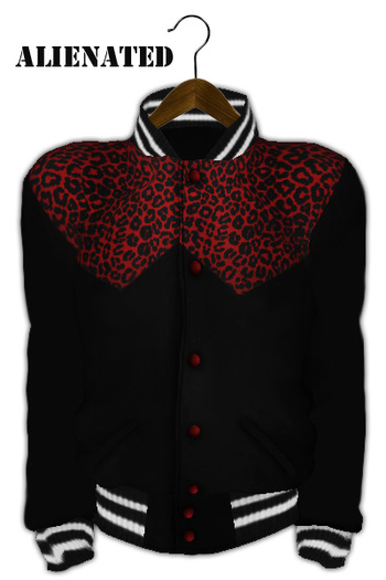 Second Life Marketplace - .::()A()::.Red ::LeopardShoulder:: Black ...