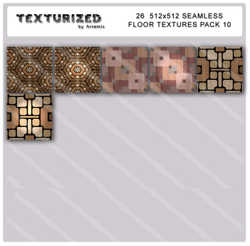 Second Life Marketplace - Texturized - Floor Textures Seamless Pack 10