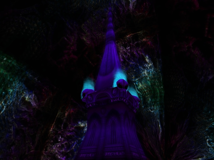 Second Life Marketplace - Drow Arcane Obelisk -w- flame skulls