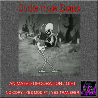Second Life Marketplace - BBD - shake those bones (Animated Decoration ...