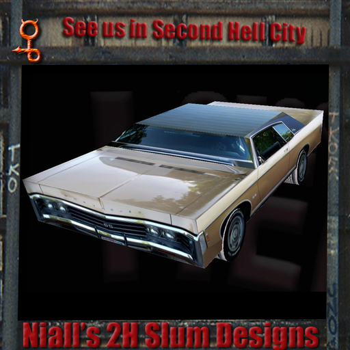 Second Life Marketplace - 2H - Scenery - Abandoned Car 10 (4 Prim)