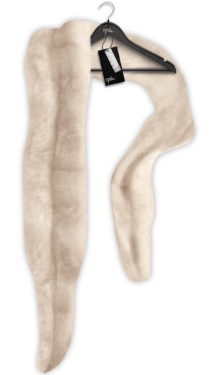 Second Life Marketplace - .: ryvolter :. Mink Princess Stole - Champagne