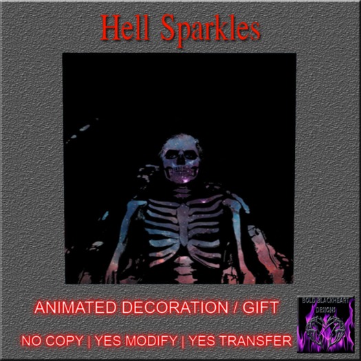 Second Life Marketplace - BBD - hell sparkles (Animated Decoration / GIFT)