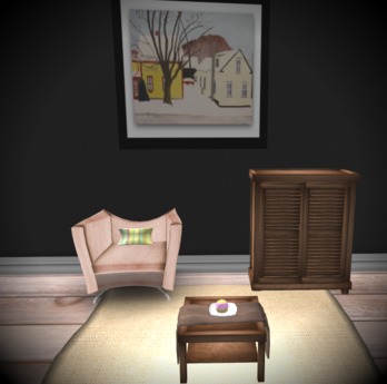 Second Life Marketplace - PROMO color changing chair den set