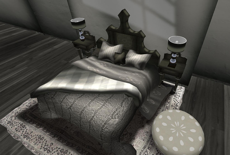 Second Life Marketplace - MESH Chic Cottage Cuddle Bed and all ...