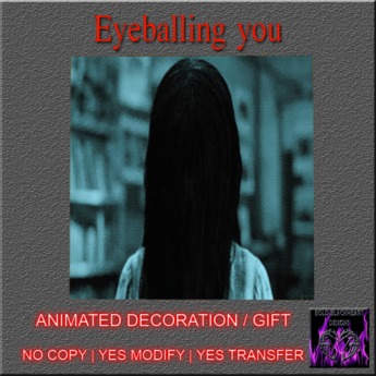 Second Life Marketplace - BBD - eyeballing you (Animated Decoration / GIFT)