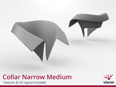 Second Life Marketplace - *viscon* Mesh Collar Narrow Medium