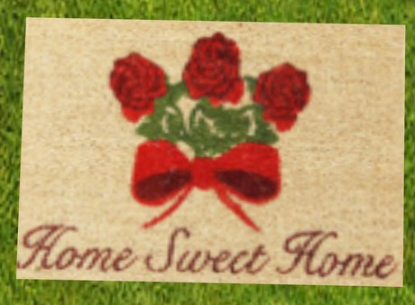 Second Life Marketplace - L&B Red Rose Home Sweet Home Rug