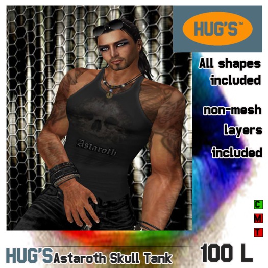 Second Life Marketplace - HUG'S Astaroth Skull tank