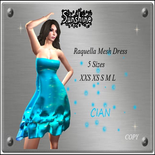 Second Life Marketplace - **Raquella Mesh Dress**~Cian~