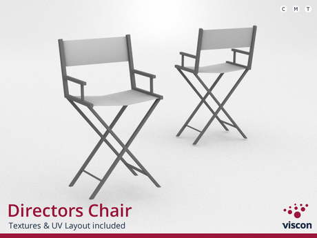 Second Life Marketplace - *viscon* Mesh Directors Chair