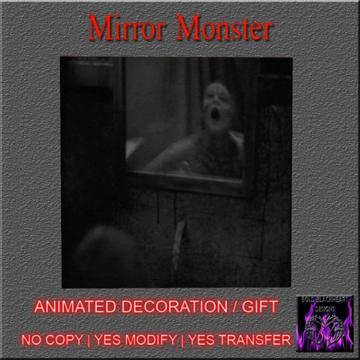 Second Life Marketplace - BBD - i'm the mirror monster (Animated ...