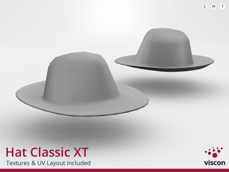 Second Life Marketplace - *viscon* Mesh Hat Classic XT