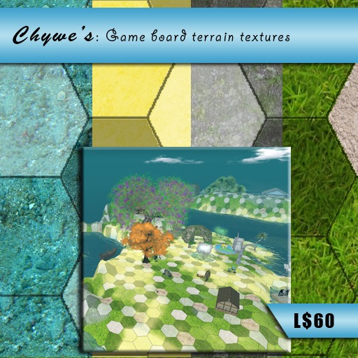 Second Life Marketplace - Chywe's: Game board terrain textures