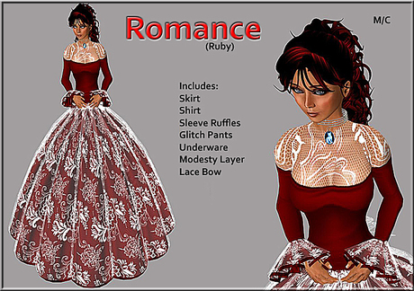 Second Life Marketplace - Romance (ruby) boxed