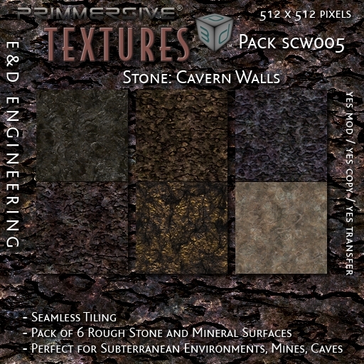 Second Life Marketplace - [SCW005] 6 512px Seamless Rough Stone and ...