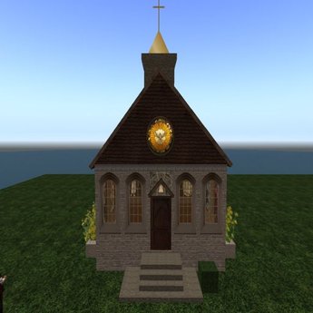 Second Life Marketplace - MEDIEVAL Village Church-Packaged XST