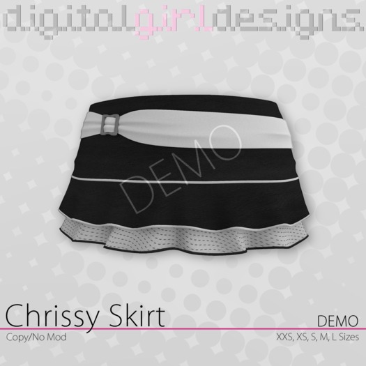 Second Life Marketplace - dgd - {DEMO} Chrissy Skirt