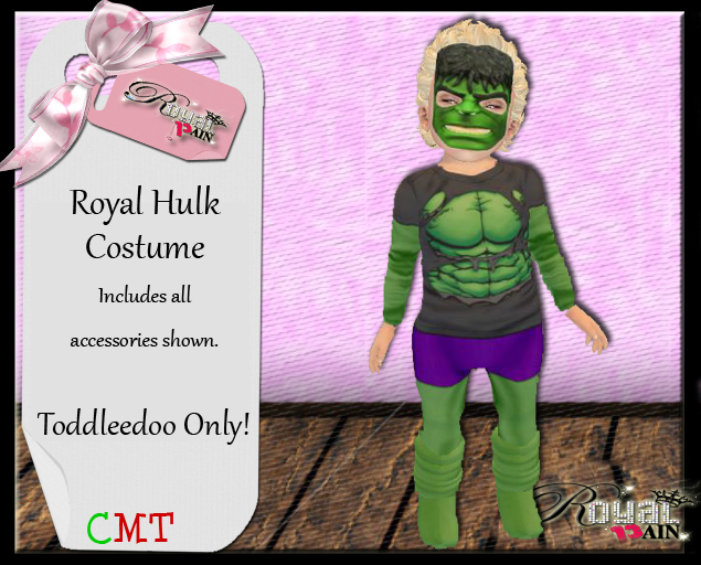 Second Life Marketplace - *-* Royal Pain *-*Royal Hulk Costume TD