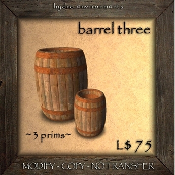 Second Life Marketplace - Barrel