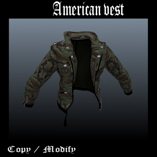 Second Life Marketplace - American Vest