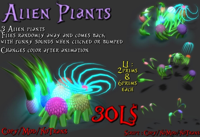 Second Life Marketplace - Alien plants