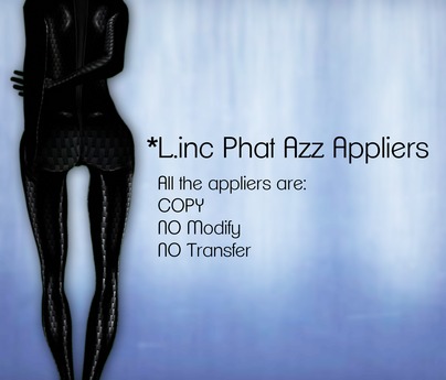 Second Life Marketplace - [Ponka] Bice *L.inc Phat Azz Applier