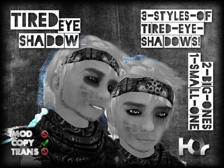 Second Life Marketplace - Tired eyes, eye shadow, eye circles, Tattoo ...