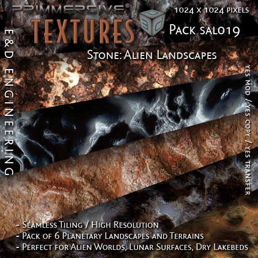 Second Life Marketplace - [SAL019] 6 1024px Planetary Terrain and Alien ...