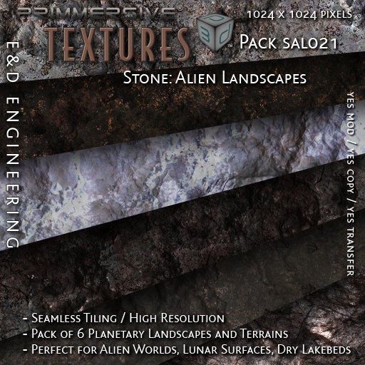 Second Life Marketplace - [SAL021] 6 1024px Planetary Landscapes and ...