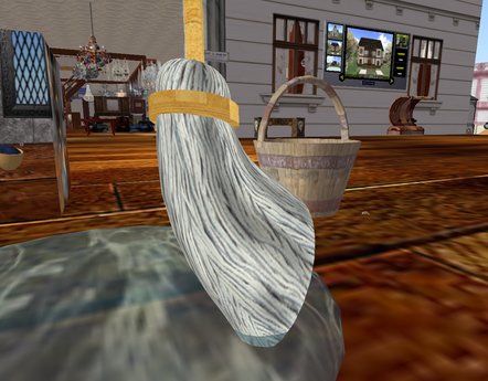 Second Life Marketplace - Samaria's Magical Sudsy Mop Boxed