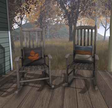 Second Life Marketplace - {what next} Bramley Rocking Chair (Rustic)
