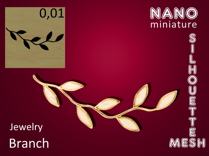 Second Life Marketplace - Mesh Silhouettes * Nano miniature - Branch