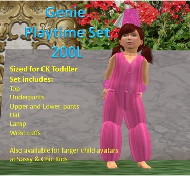 Second Life Marketplace - Genie Playtime Set - Pink