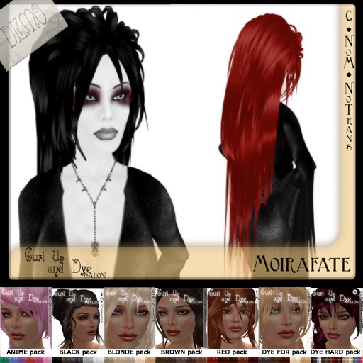 Second Life Marketplace - Cu&D Moirafate Dye Hard Fat Pack-All Colors