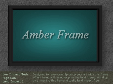 Second Life Marketplace - Amber Frame