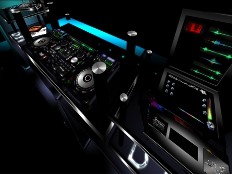 Second Life Marketplace - DJ Booth 8 Top Cool DJ Booth Big Set