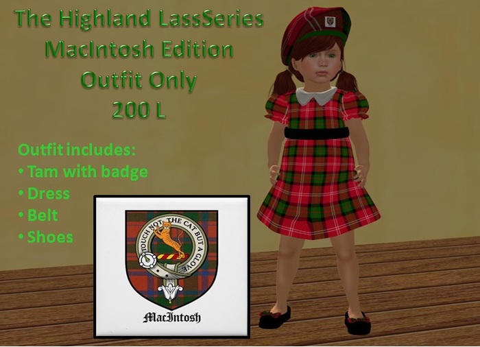 Second Life Marketplace - Highland Lass - MacIntosh