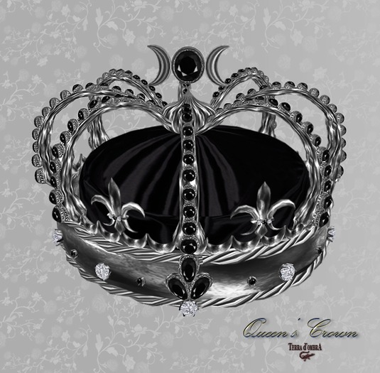 Second Life Marketplace - Terra d'ombrA ☼ QUEEN crown Silver