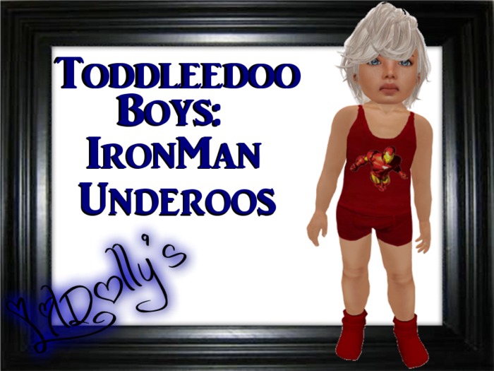 Second Life Marketplace - *LilDolly's* TD Boy IronMan Underoos