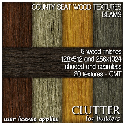 Second Life Marketplace - Clutter for Builders - County Seat Wood ...