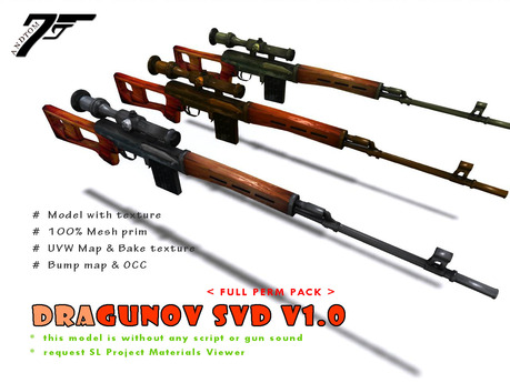 Second Life Marketplace - Dragunov SVD V1.0 Box