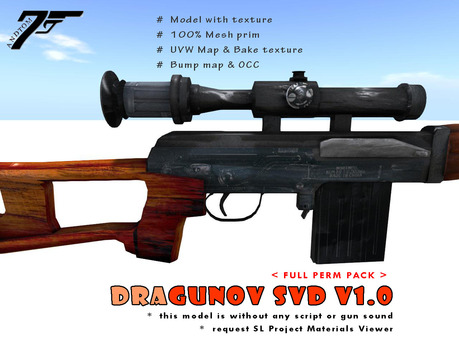 Second Life Marketplace - Dragunov SVD V1.0 Box