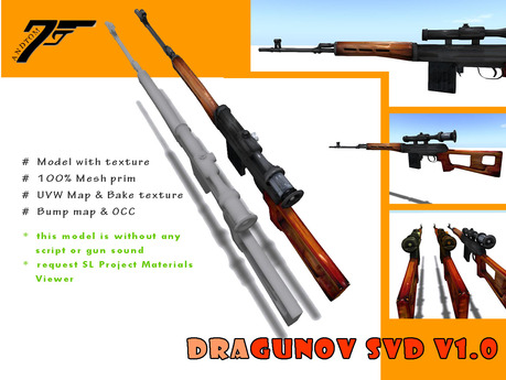 Second Life Marketplace - Dragunov SVD V1.0 Box