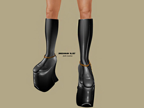 Second Life Marketplace - Mesh platform boots plastic